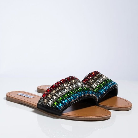 Cape Robbin | Shoes | New Cape Robbin Multi Color Slides | Poshmark